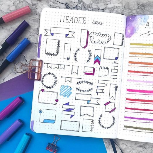 150 Easy Doodle Ideas and Tutorials for Your Bullet Journal