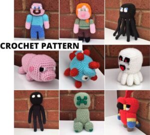 Creative Minecraft Crochet Patterns - Beautiful Dawn Designs