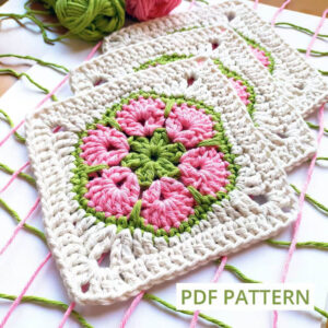 Crochet Granny Square Flower Patterns - Beautiful Dawn Designs