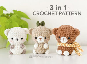 Cute Crochet Bear Patterns - Beautiful Dawn Designs