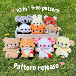 Cute Crochet Plushie Patterns (Toys, Pillows, and More) - Beautiful ...