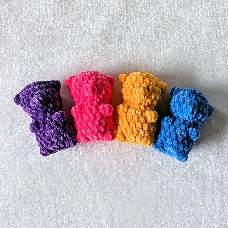 No Sew Gummy Bear Free Crochet Pattern - Beautiful Dawn Designs